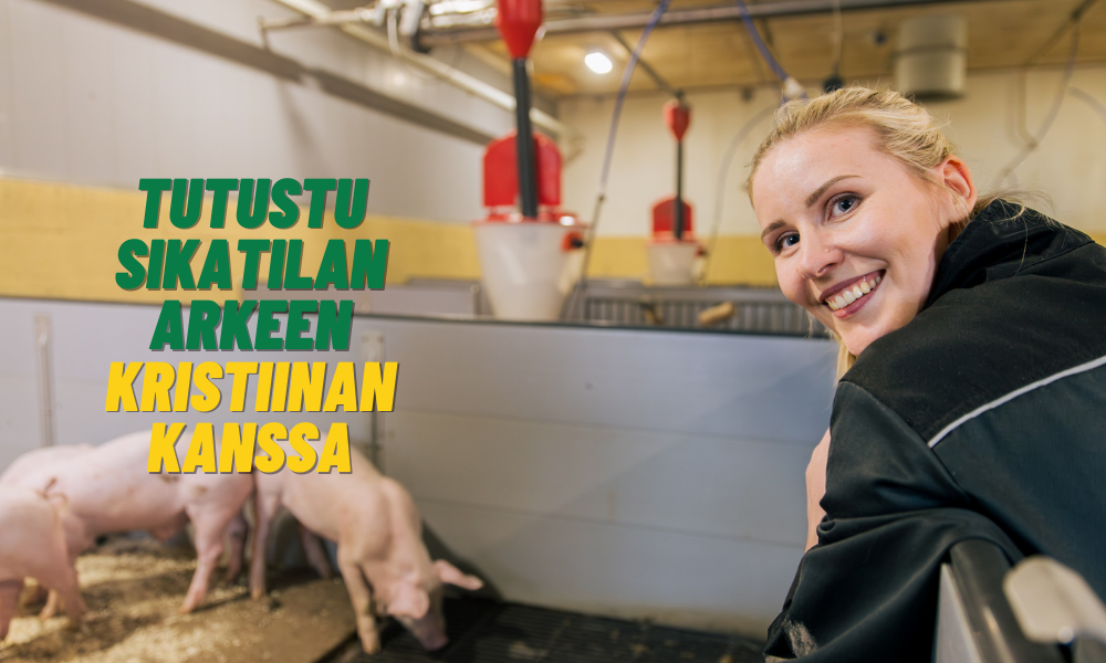 Tutustu sikatilan arkeen Kristiinan kanssa - MTK